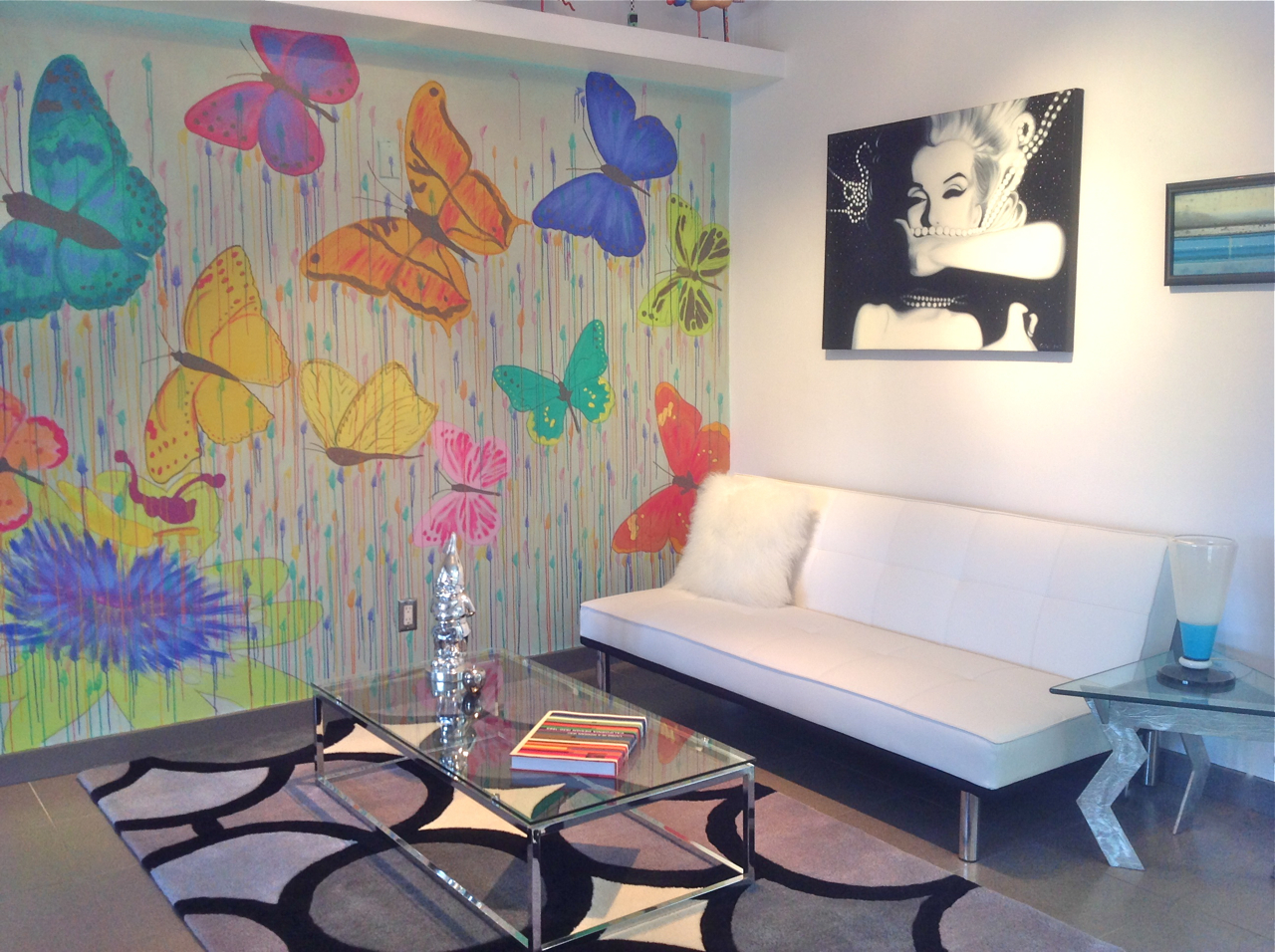 DIY Butterfly Mural for the Home - Where Art Inspires Beauty