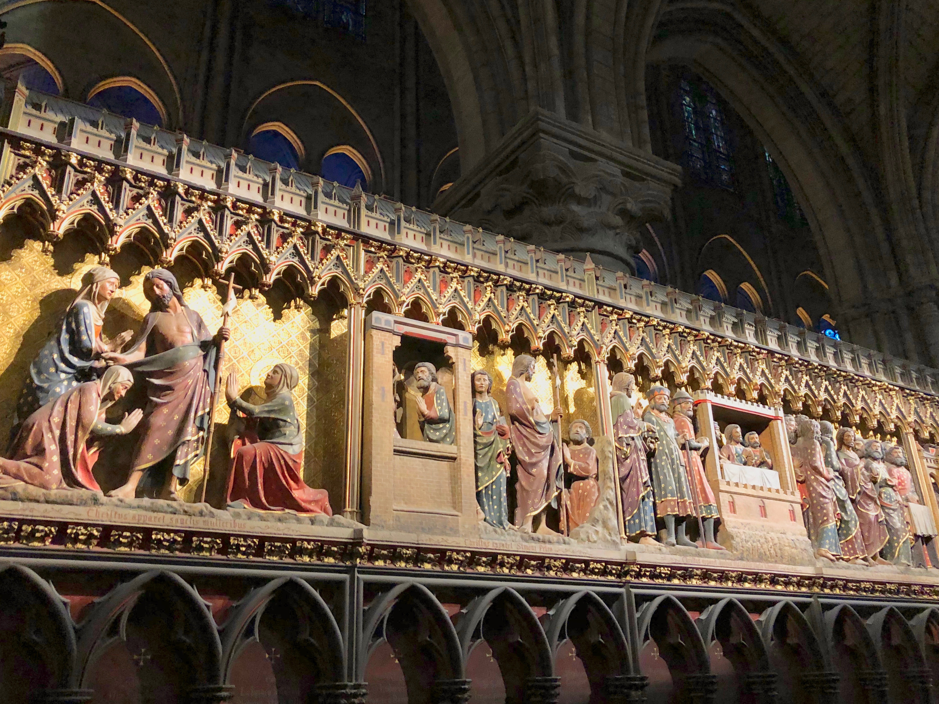 The Artistry inside of Notre Dame Cathedral