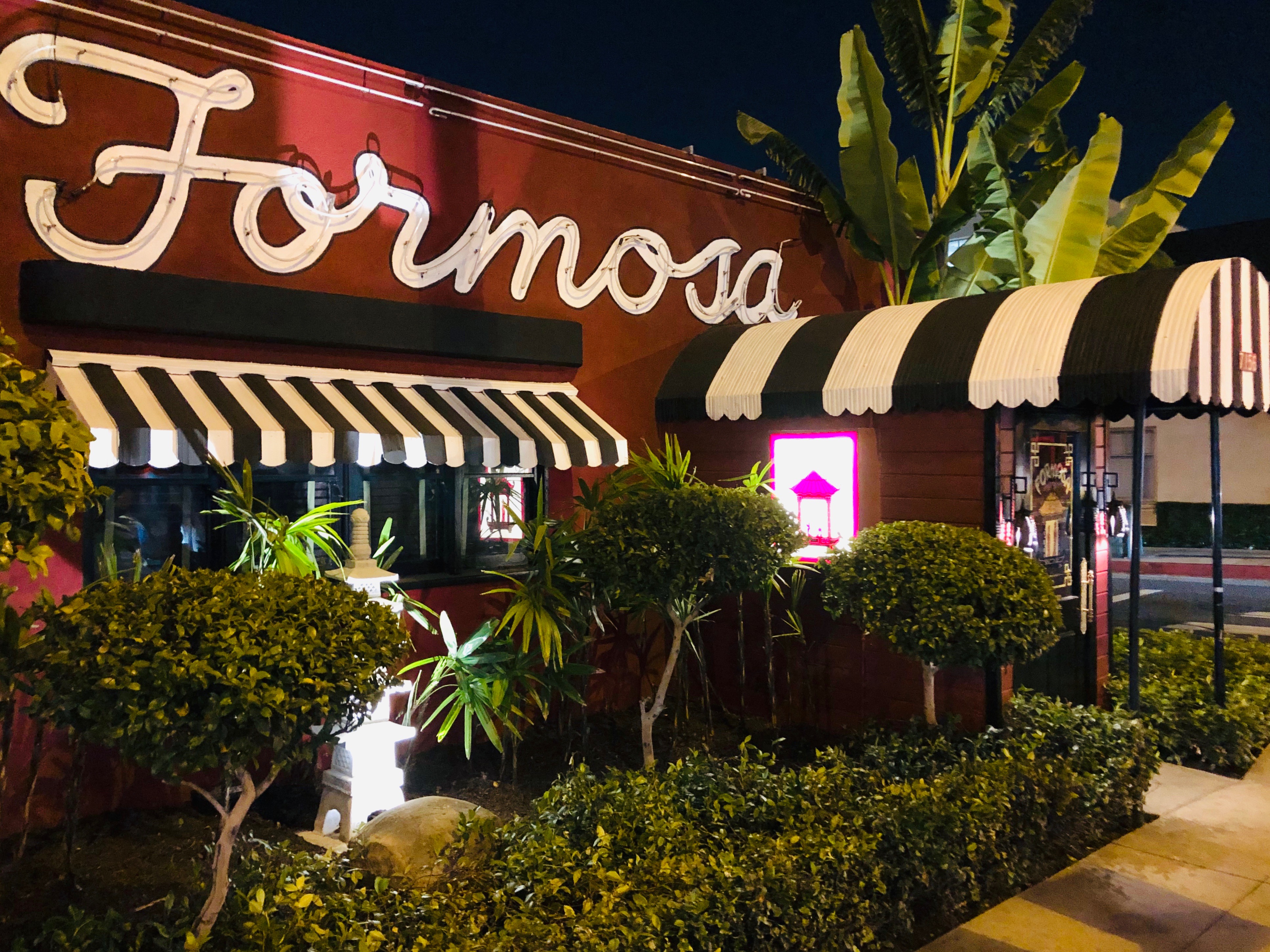 Formosa Dining Room Menu